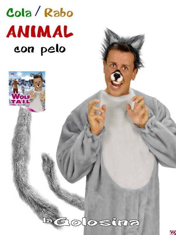 Cola Rabo animal con pelo - La Golosina