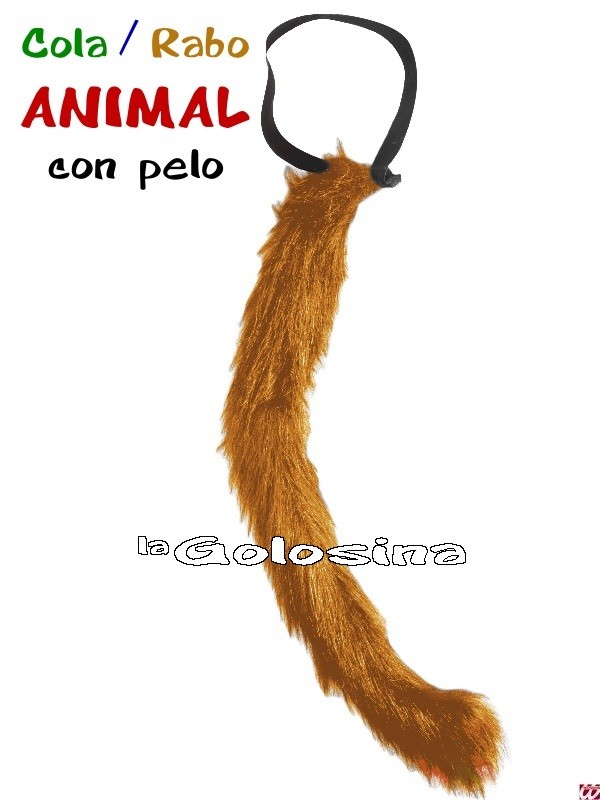 Cola Rabo animal con pelo - La Golosina