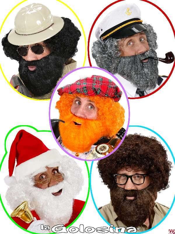 Barba postiza lisa para category_name